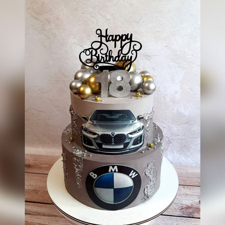 Cake Designs In Car Yellow & Red Car Cake